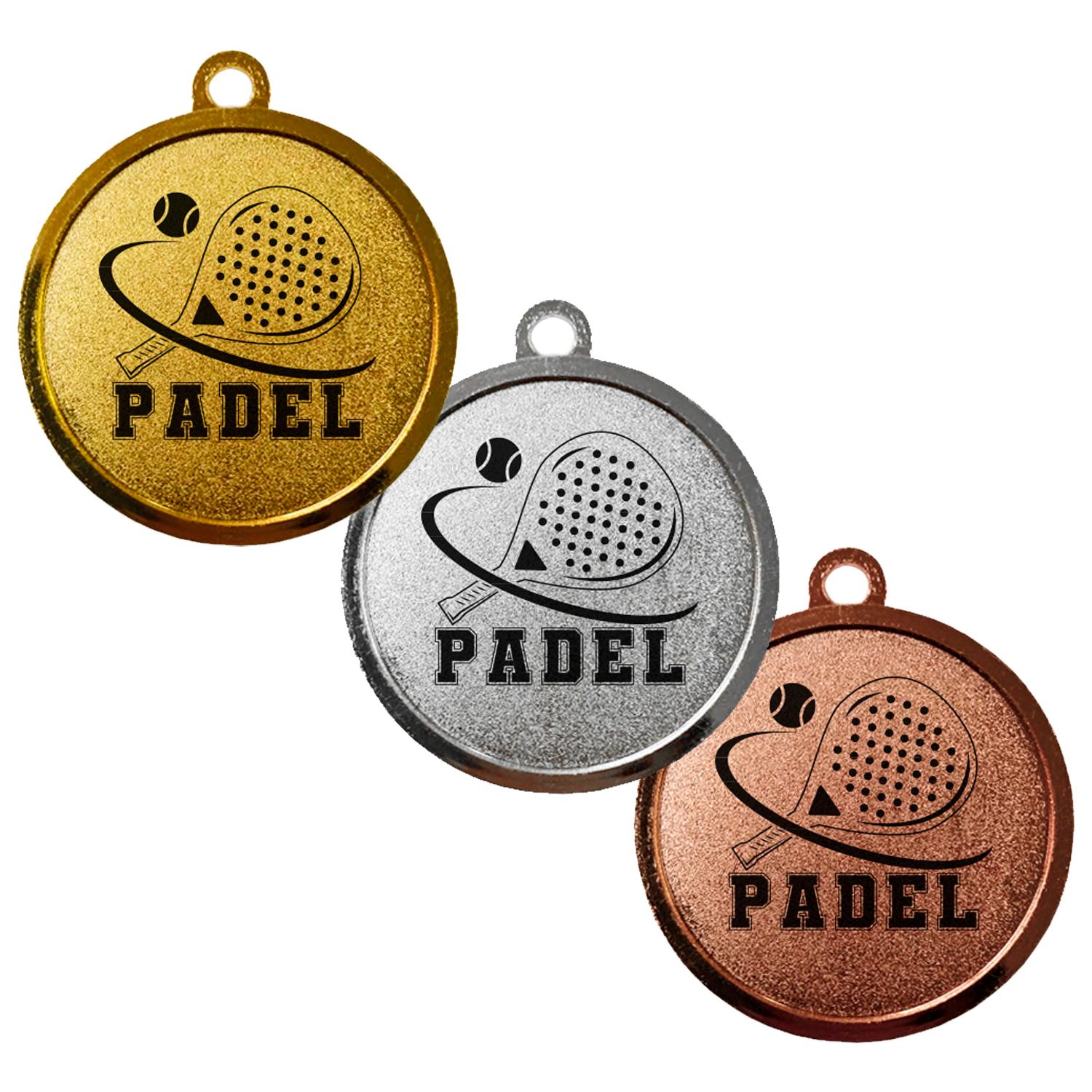 Medalla Pádel 45mm | Merchandising - Articulos publicitarios Ferias y ...